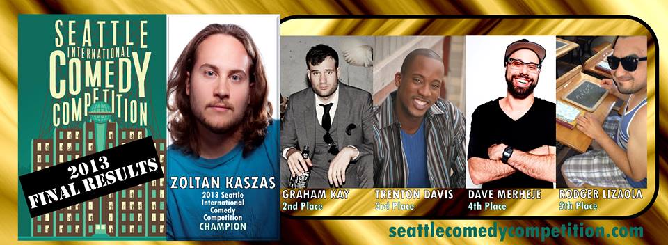 Zoltan Kaszas wins the 2013 Seattle International Comedy Competition ...