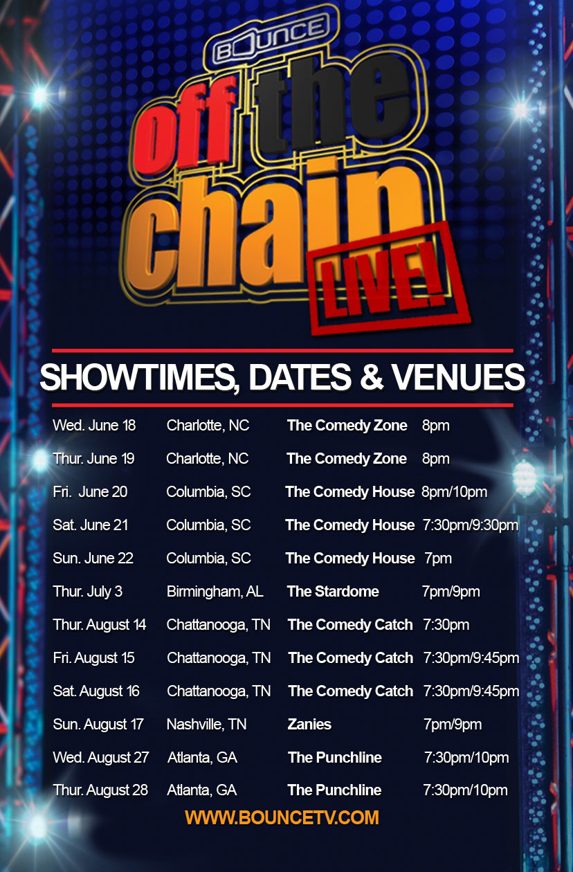 Bounce TV renews “Off The Chain” stand-up showcase series for third ...