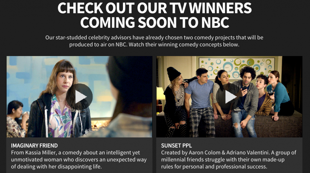 NBC Playground announces first two comedy pilot winners: “Imaginary ...