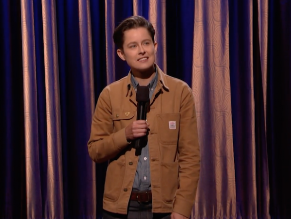 Rhea Butcher’s debut on Conan – The Comic's Comic