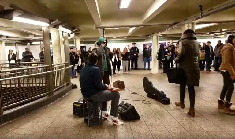 Adam Sandler performs publicly at Comic Strip Live, in disguise at the ...